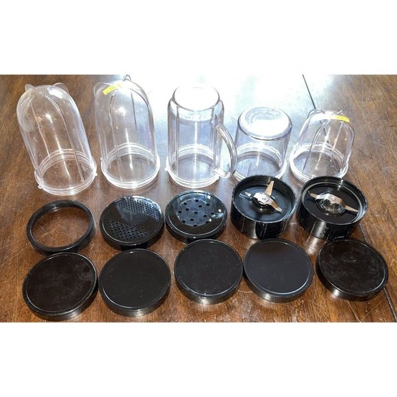 Magic Bullet | Kitchen | Magic Bullet Parts Lot Of 5 Including Cups ...